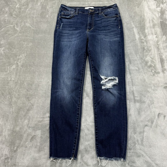 VERVET BY FLYING MONKEY | Jeans | Vervet Jeans Womens 3 Blue Cropped ...